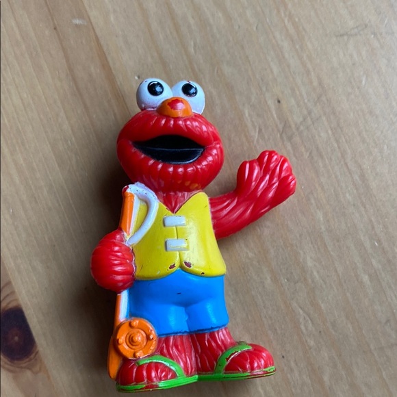 Sesame Street | Toys | Sesame Street Elmo Fishing Figure Red And Yellow ...